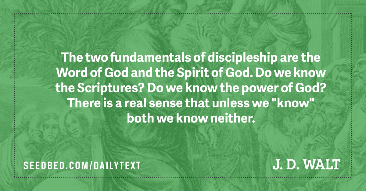 The Fundamental Fundamentals of Discipleship to Jesus - Seedbed